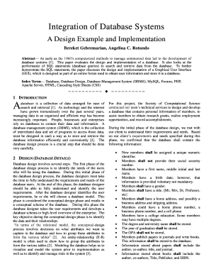 Fillable Online Integration of Database Systems (pdf) - My CI Group Fax ...