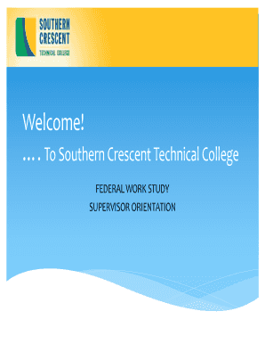 Fillable Online sctech Welcome To Southern Crescent Technical College ...