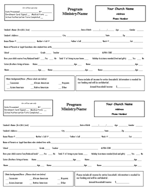 Enrollment Card - Fill Online, Printable, Fillable, Blank | pdfFiller