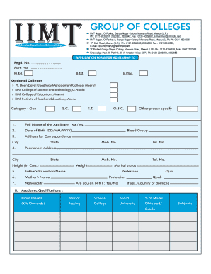 Fillable Online iimtindia NCT FORMS 1-finalaaaa - iimtindia Fax Email ...