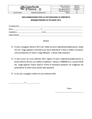 Fillable Online cr-fiemme DICHIARAZIONE PER LE DETRAZIONI DI IMPOSTA ...