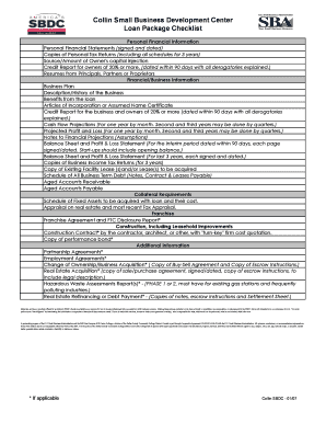 Fillable Online Collin Small Business Development Center Fax Email ...