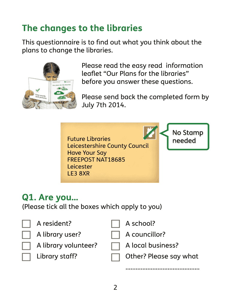 Fillable Online betterlives org What do you think about our plans for ...