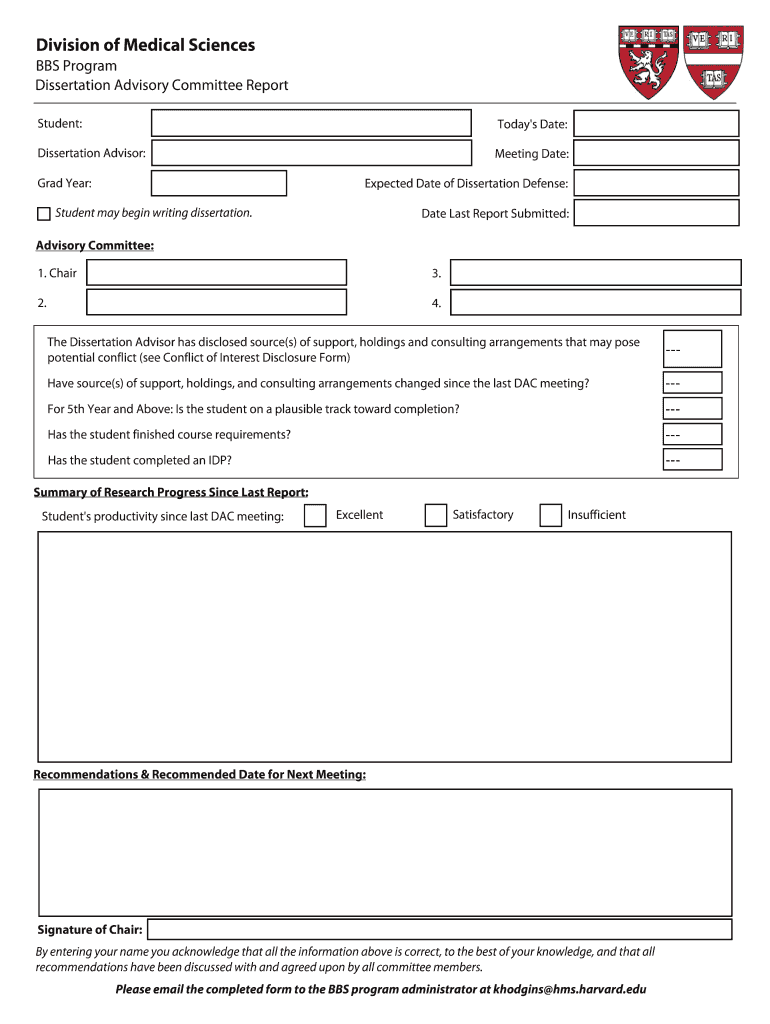 Fillable Online dms hms harvard Writable DAC form 2012.pdf Fax Email ...