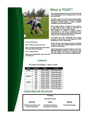 Fillable Online soccer-laval qc What is PDSP - bsoccerb-blavalbbqcbbcab ...