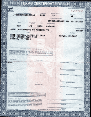 Fillable Online senda VEHICLE TITLES AND REGISTRATION DIVISIO - senda Fax Email Print - pdfFiller