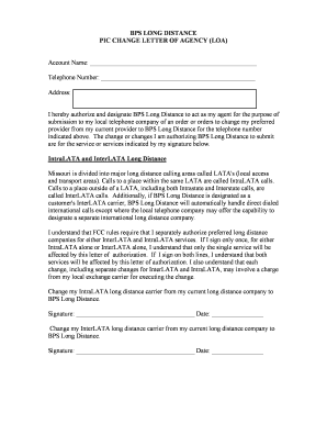 Fillable Online BPS LONG DISTANCE - bbpsnetworksbbcomb Fax Email Print ...