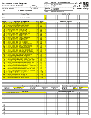 Fillable Online calico org Sample drawing register pdf searches ...