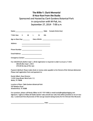 Fillable Online clarkgardens race sign up formdocx - clarkgardens Fax ...
