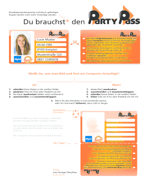 Ausfüllbar Online sc-mod Du brauchst* den - Party-Pass Fax Email ...