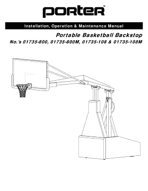 Fillable Online Portable Basketball Backstop - Mansion Athletics Fax ...