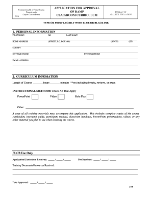 Fillable Online lcb beta state pa CLASSROOM CURRICULUM - lcb beta state ...