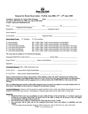 Fillable Online Siam city RSVN FORM - ProPak Asia 2008doc Fax Email ...