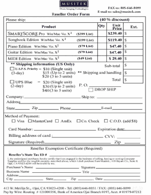 Fillable Online Dealer Order Form.fm Fax Email Print - pdfFiller