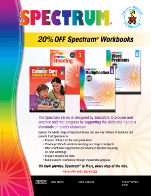 Fillable Online OFF Spectrum Workbooks Fax Email Print - pdfFiller