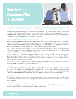 Fillable Online is Grieving Fax Email Print - pdfFiller