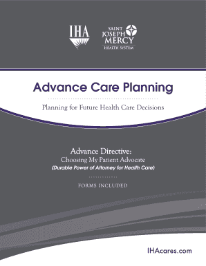 Fillable Online ACP Forms Booklet - IHA Fax Email Print - pdfFiller