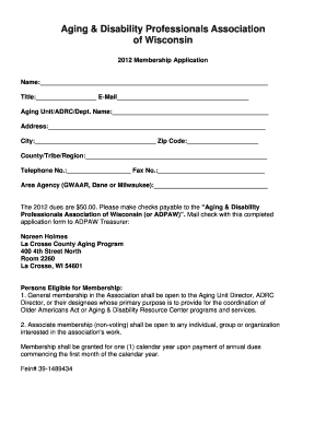 Adpaw - Fill Online, Printable, Fillable, Blank | pdfFiller