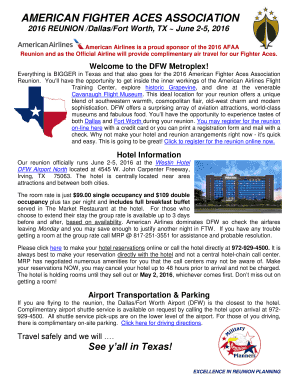 Fillable Online americanfighteraces AMERICAN FIGHTER ACES ASSOCIATION Fax Email Print - pdfFiller