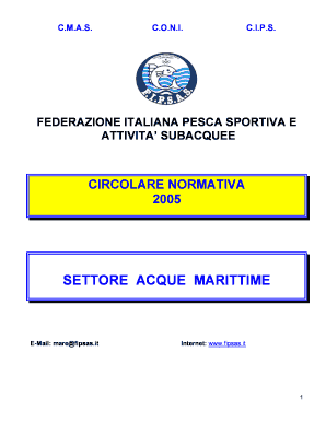 Compilabile Online fipsas CAPO III SETTORE ACQUE MARITTIME - fipsasit ...