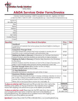 Fillable Online christianfamilysolutions Healing helping ADA Services ...