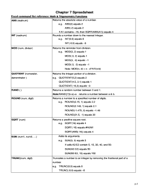 Fillable Online Chapter 7 Spreadsheet Fax Email Print - pdfFiller