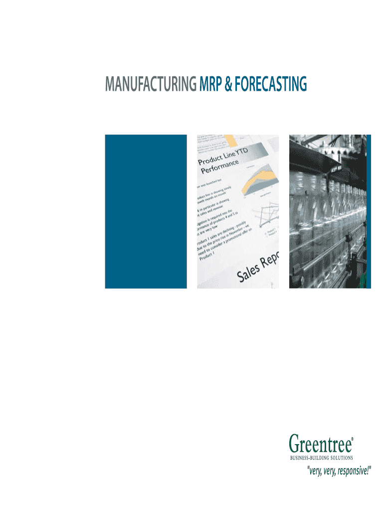 Fillable Online Manufacturing mrp & forecasting - Kinetic Information ...