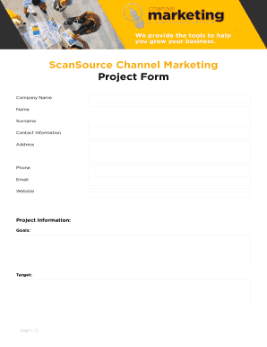Fillable Online scansourceposbarcode ScanSource Channel Marketing ...
