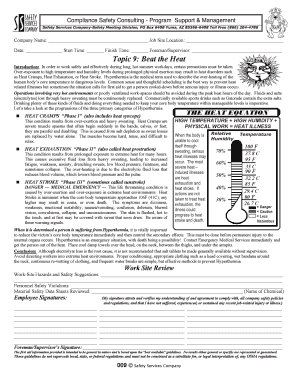Fillable Online Overexposure to high temperature and humidity levels ...