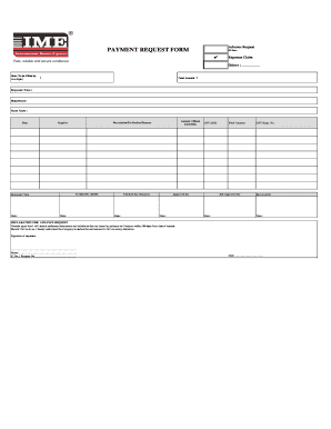 Fillable Online PAYMENT REQUEST FORM Advance Request ES Date Fax Email ...