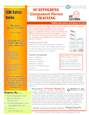 Fillable Online Scaffolding - Competent Person 031615pub Fax Email ...