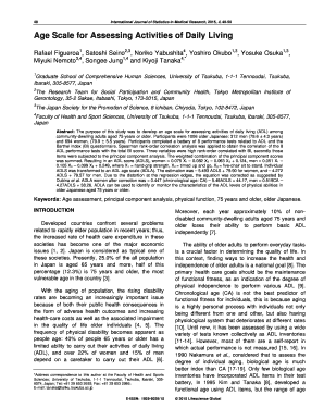 Physical Mobility Scale Template - Fill Online, Printable, Fillable ...
