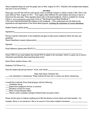 Fillable Online These completed sheets are your first grade, due on Wed ...