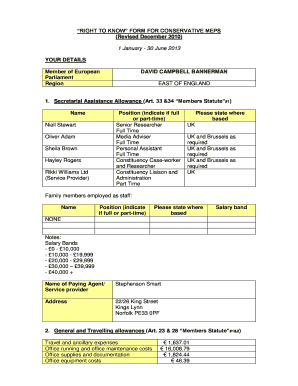 Fillable Online dcbmep RIGHT TO KNOW FORM FOR CONSERVATIVE MEPS Revised ...