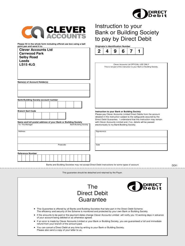Fillable Online Clever Accounts Ltd Fax Email Print - pdfFiller