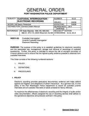 Fillable Online pwpd SUBJECT CUSTODIAL INTERROGATION - pwpd Fax Email ...