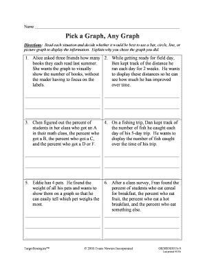 Fillable Online Pick a Graph Any Graph - SchoolMessenger Fax Email ...