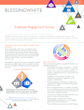 Fillable Online A COMPREHENSIVE EMPLOYEE ENGAGEMENT SURVEY PROCESS Fax ...