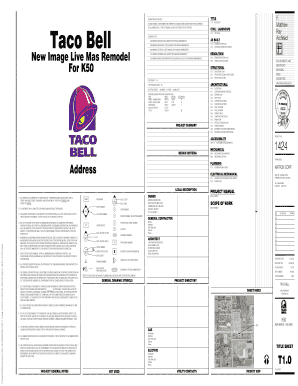 Fillable Online A F Taco Bell Fax Email Print - pdfFiller