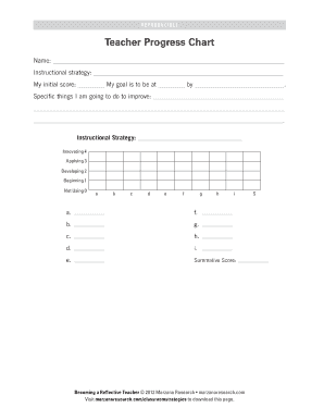 Fillable Online Teacher Progress Chart - Amazon Web Services Fax Email ...