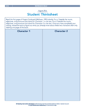 Fillable Online Student Thinksheet Fax Email Print - pdfFiller