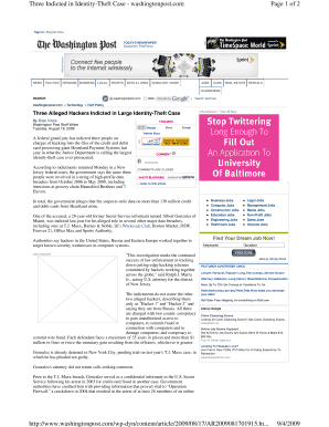 Fillable Online Three Indicted in Identity-Theft Case - washingtonpost ...