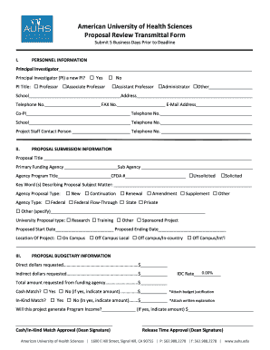 Fillable Online tlg auhs BFormb - American University of Health ...