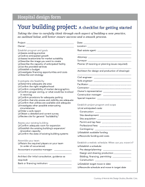 Fillable Online Hospital design form Fax Email Print - pdfFiller