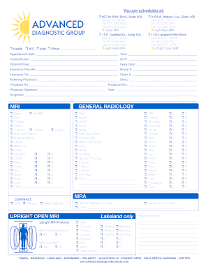 Fillable Online ADG PBG-Jupiter Script-Front - Advanced Diagnostic ...