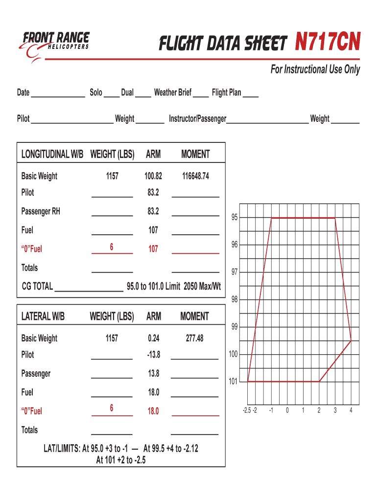 Fillable Online Flight data sheet Fax Email Print - pdfFiller
