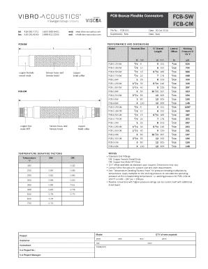 Fillable Online FCB Bronze Flexible Connectors FCB-SW FCB-CM Fax Email ...
