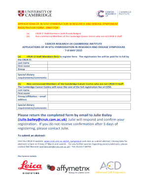Fillable Online cruk cam ac Applications of In Situ Hybridisation in ...