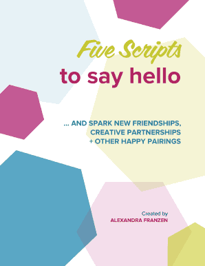 Fillable Online to say hello Fax Email Print - pdfFiller