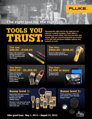 Fillable Online The right tool for the right job Tools you TRusT Fax ...